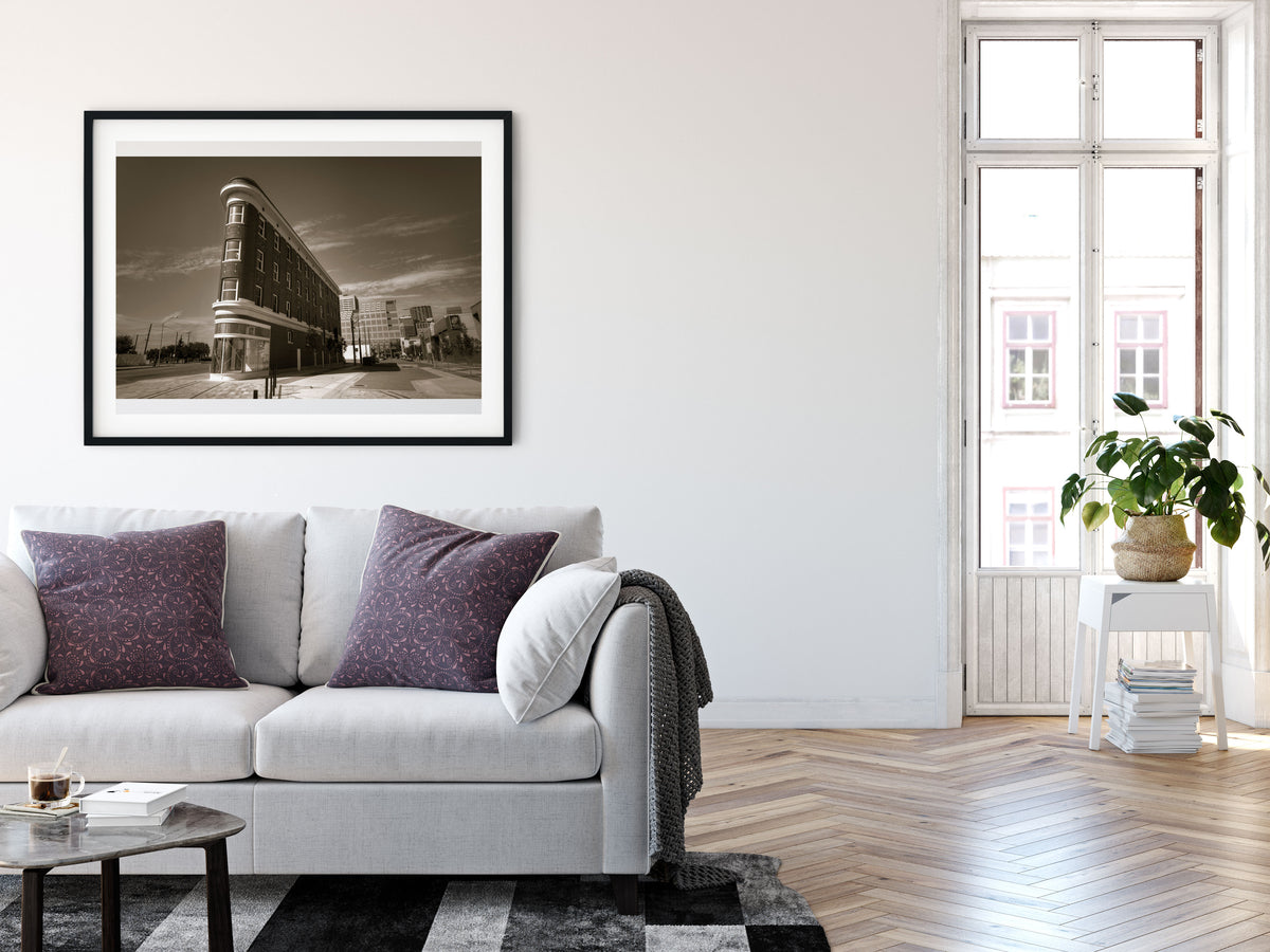 Gibson Block | Vintage Edmonton Art Print | J² Studios