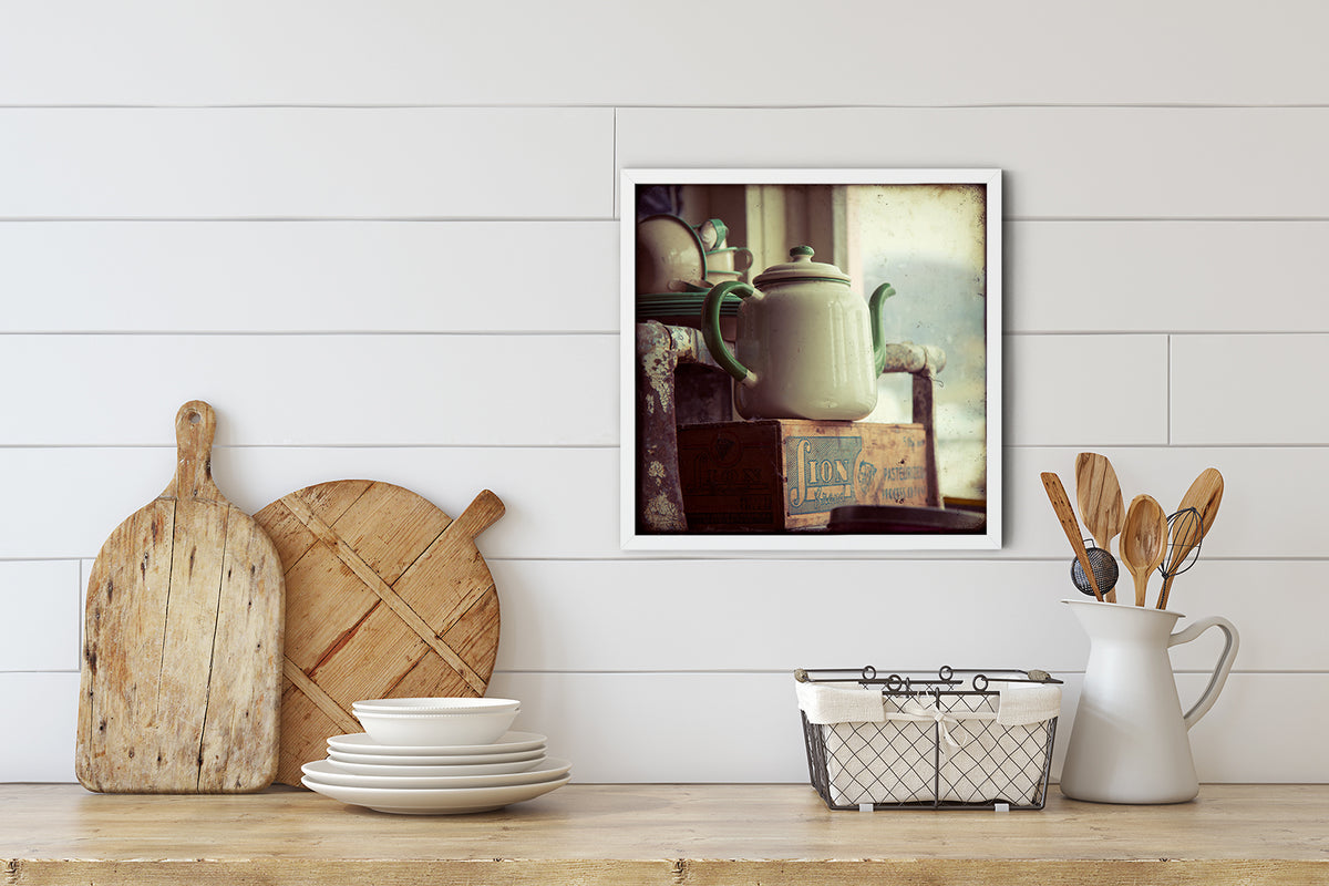 Old Teapot | Kitchen Decor | Art Print | J² Studios